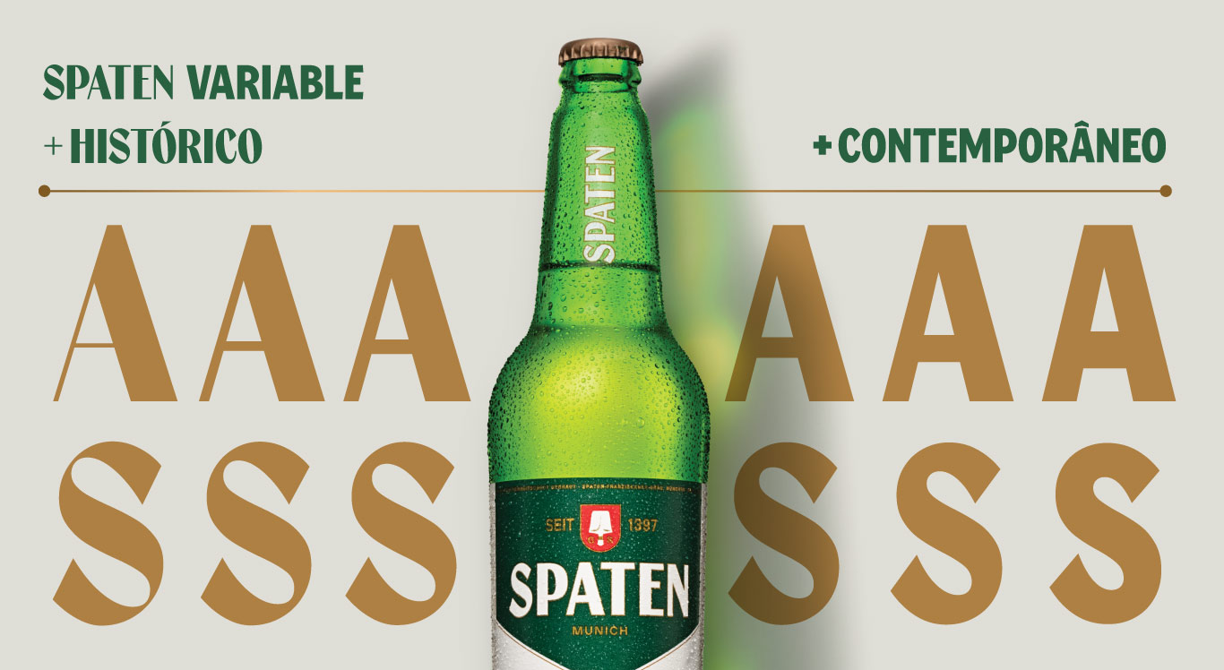 Spaten: a história em uma fonte variável - Fabio Haag Type