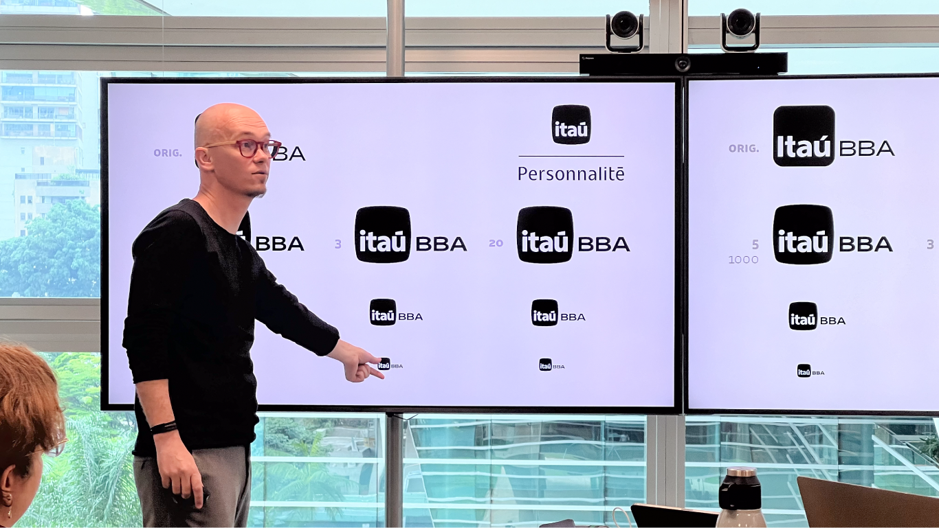 A story of the new Itaú logotype: to explore, find and polish - Fabio ...