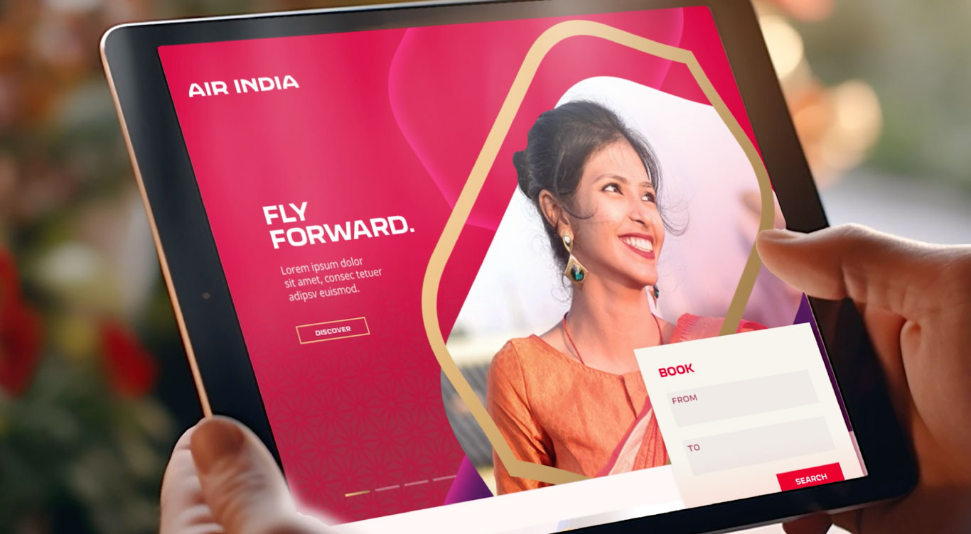 AirIndia: a custom font honoring local culture for a global airline ...
